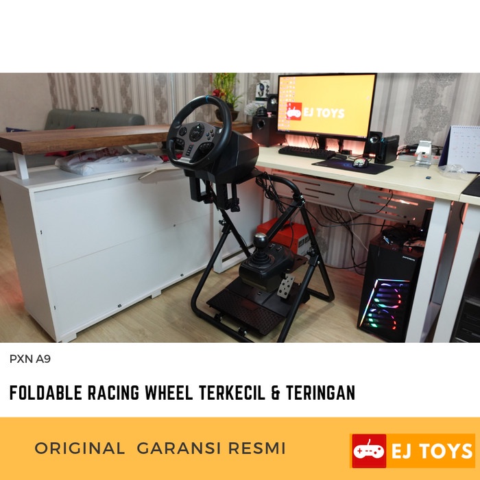 Jual {RizkaStore} EJ Toys PXN A9 Rig Racing Simulator Foldable Logitech ...