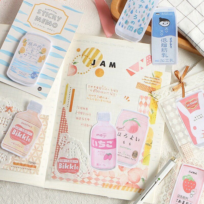 Jual JAPANESE STATIONARY STICKY NOTE MEMO LUCU AESTHETIC | Shopee Indonesia