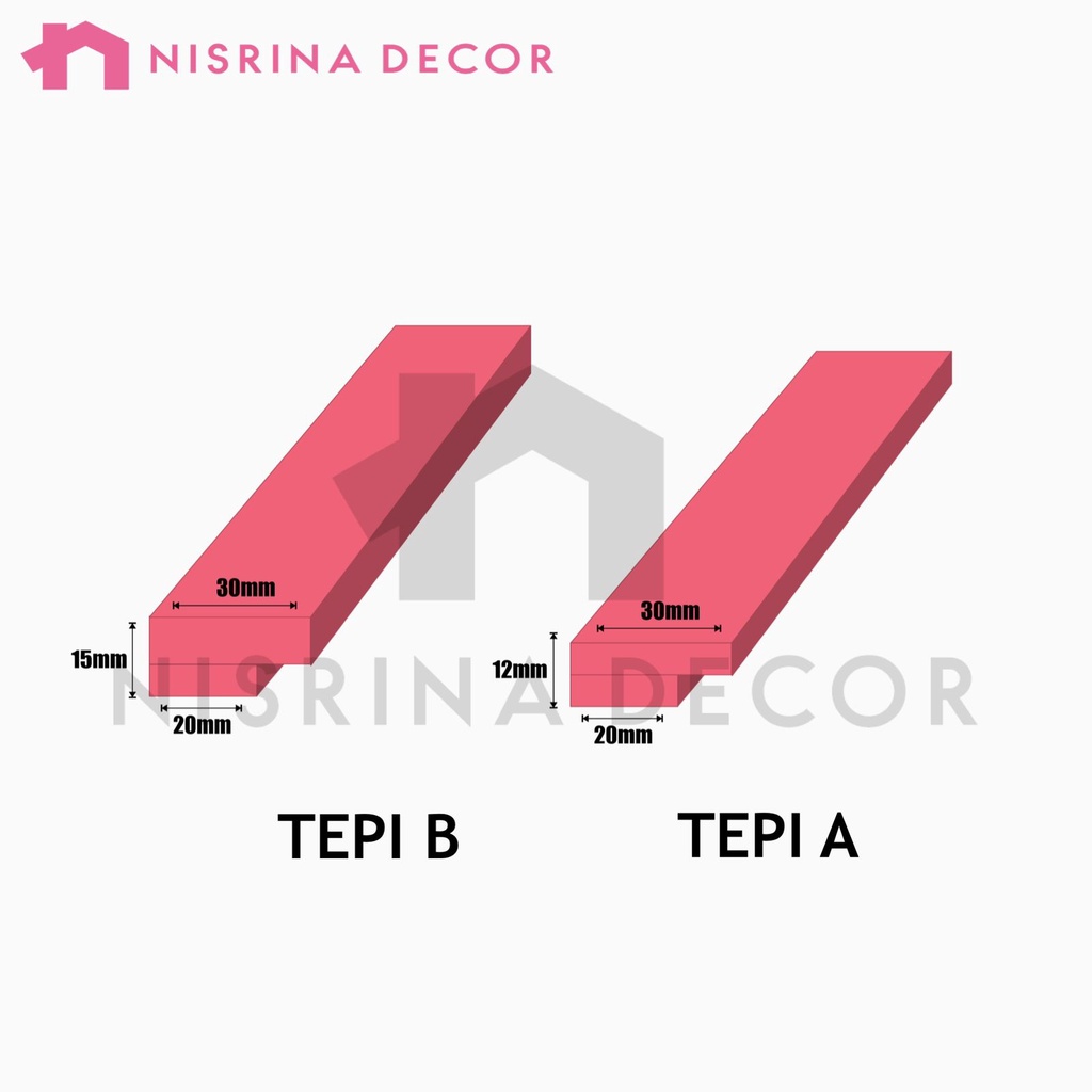 Jual DIY FLUTED WALL - WALL PANEL - LIST DINDING - DEKORASI - WALL ...