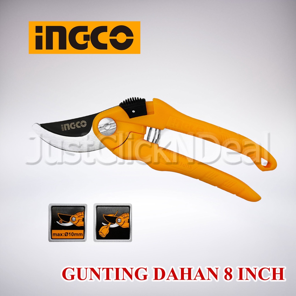 Jual Ingco Gunting Dahan 8 Inch 20 cm Pruning Shear | Shopee Indonesia