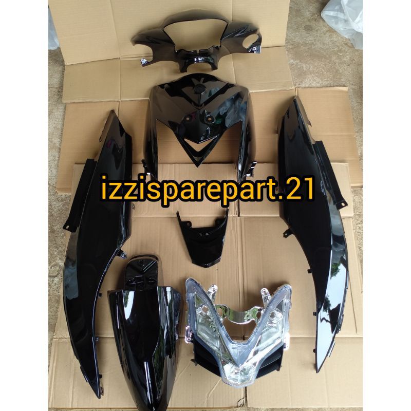 Jual FULL BODY ALUS MIO GT HITAM PLUS LAMPU DEPAN | Shopee Indonesia