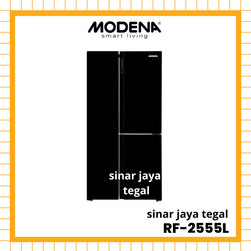Jual LEMARI ES MODENA SIDE BY SIDE RF-2555L / KULKAS MODENA SIDE BY ...