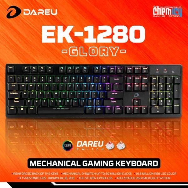 Jual Dareu Ek1280 Atau Ek-1280 Glory Rgb Mechanical Gaming Keyboard ...