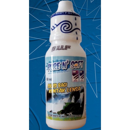 Jual Pure N Soft Cairan Pembersih Softlens Multipurpose | Shopee Indonesia
