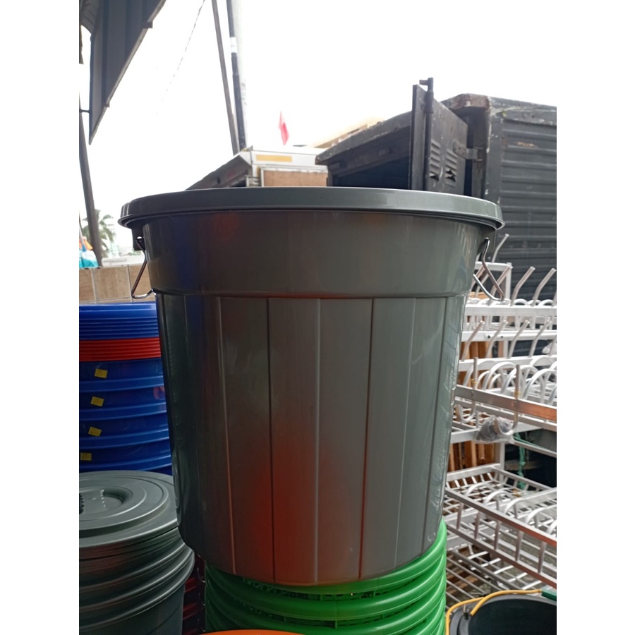 Jual Phylia Tong 60 Liter Silver Bertutup (0307) | Shopee Indonesia
