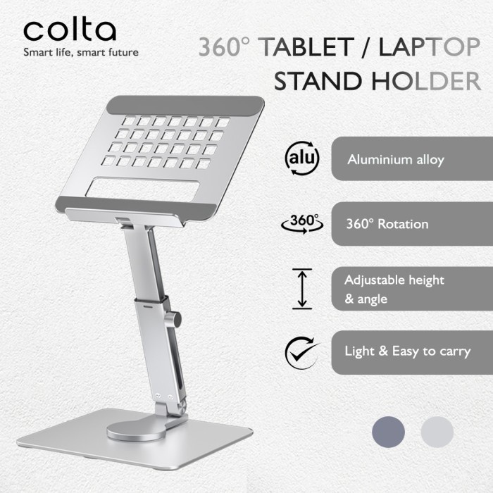 Jual Colta 360 Rotate Tablet/Laptop Holder Ipad Galaxy Tab Matepad ...