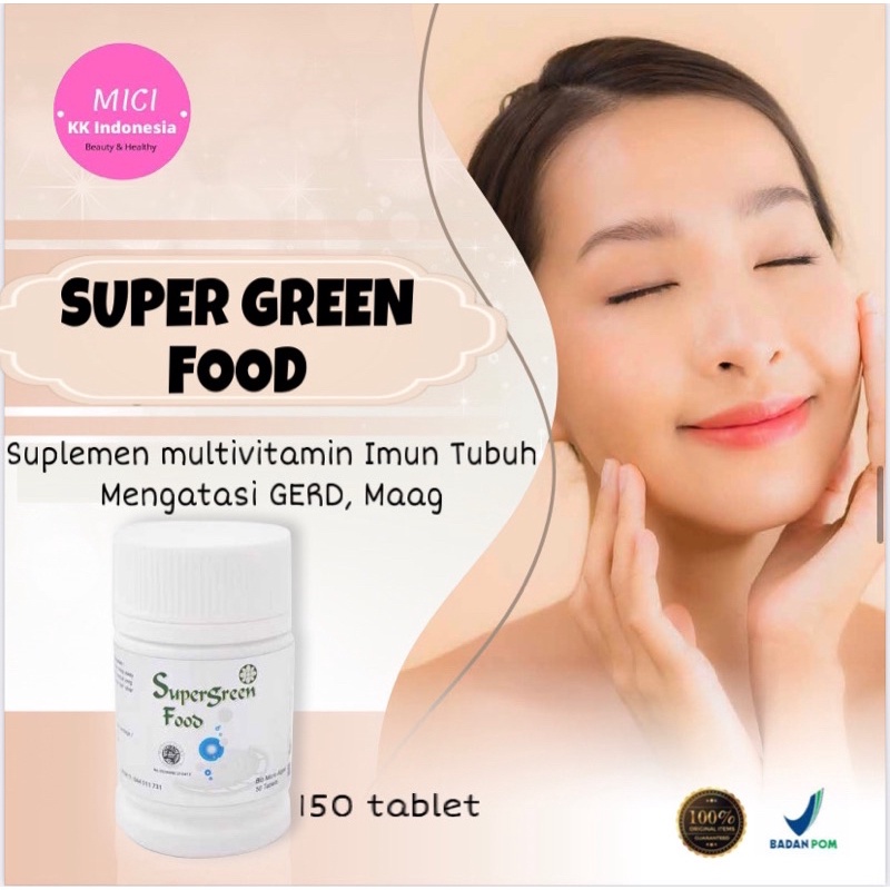 Jual Super Green Food SGF Suplemen Padat Gizi Membantu Menguatkan Sistem Imun Tubuh KK Indonesia ...