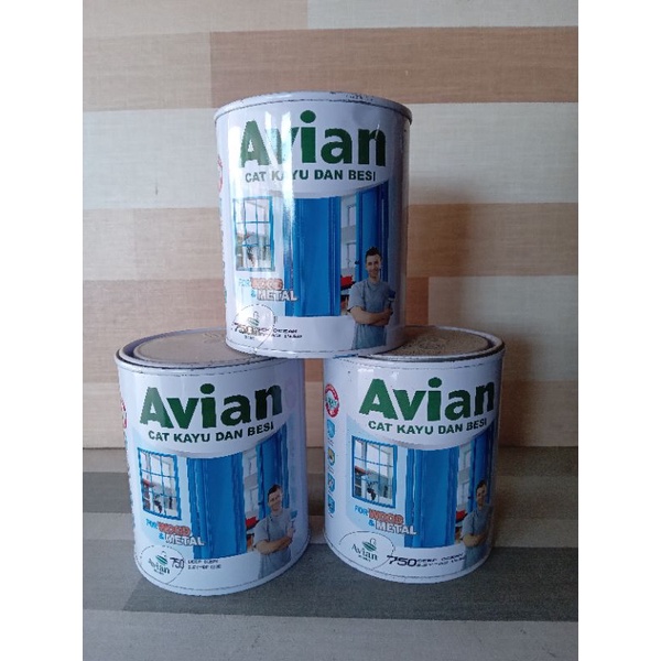 Jual Cat Minyak Kayu Besi AVIAN 1kg | Shopee Indonesia