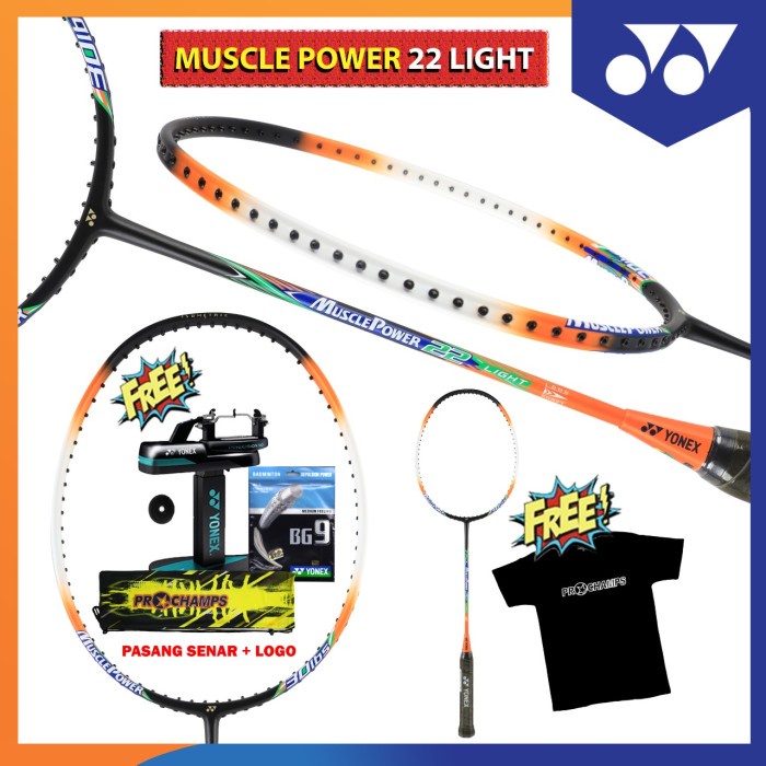 Jual YONEX Muscle Power 22 Light Raket Badminton Original | Shopee ...