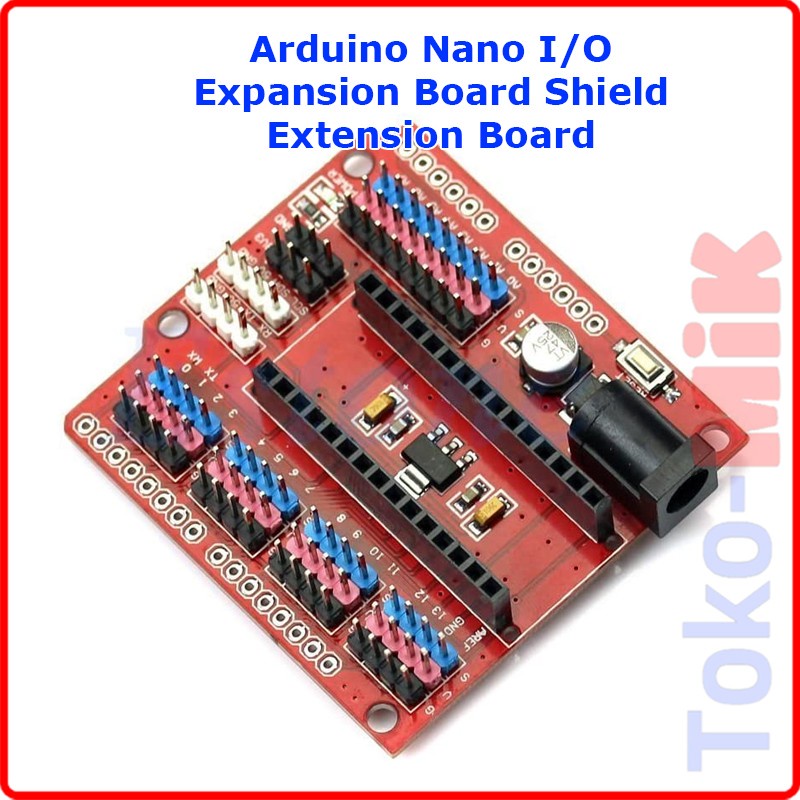 Jual Arduino Nano I/O Expansion Board Shield Extension Sensor I/O Board ...