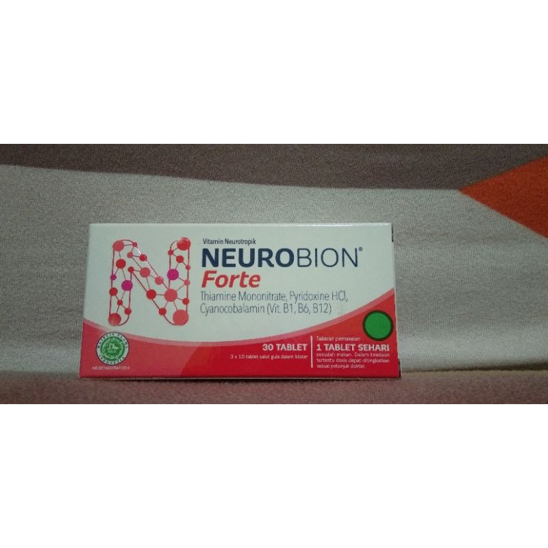 Jual NEUROBION FORTE 1 box 30 tablet/NEUROBION PINK @30 tablet | Shopee ...