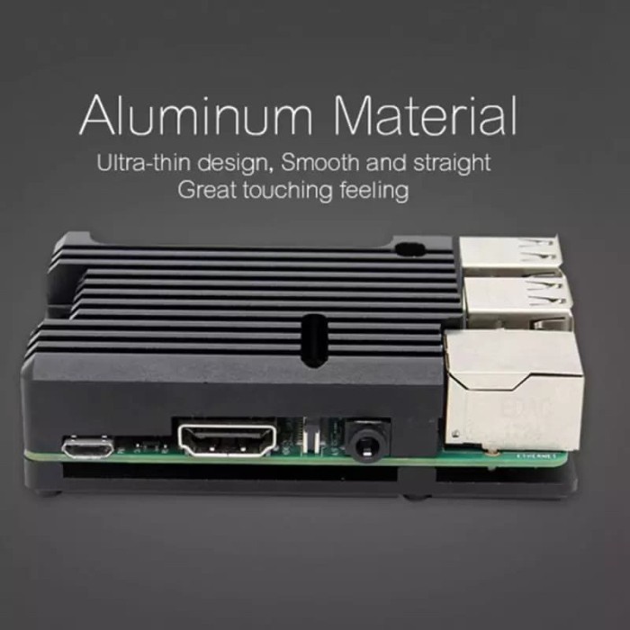Jual Raspberry Pi 3 B 3B+ 2B Metal Case ARMOR Aluminium Alloy Enclosure ...