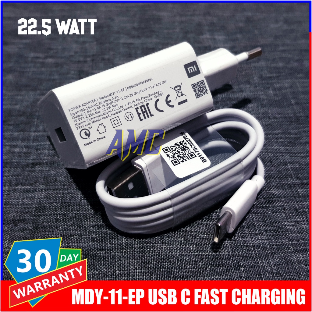 Jual Charger Xiaomi Redmi 9T ORIGINAL 100% 22,5 Watt Fast Charging Type ...