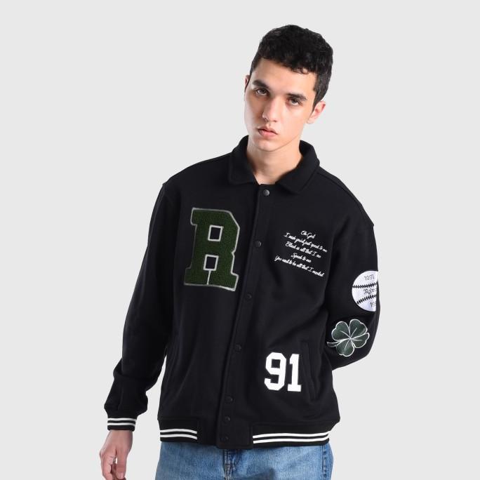 Jual Roughneck VB010 Black Clover Varsity Jacket | Shopee Indonesia