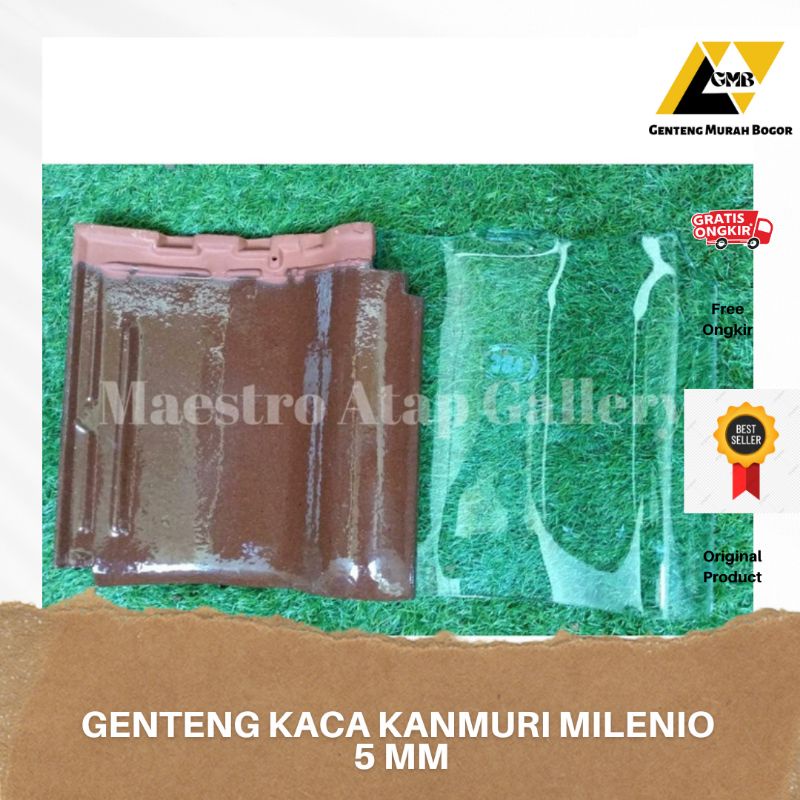 Jual Genteng Kaca Transparant Untuk Atap Rumah Kenteng Kanmuri Milenio ...