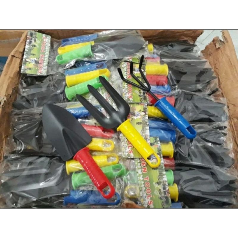 Jual Set Perkakas Perkebunan Bonsai Sekop Garu Cakar/ Peralatan Kebun ...