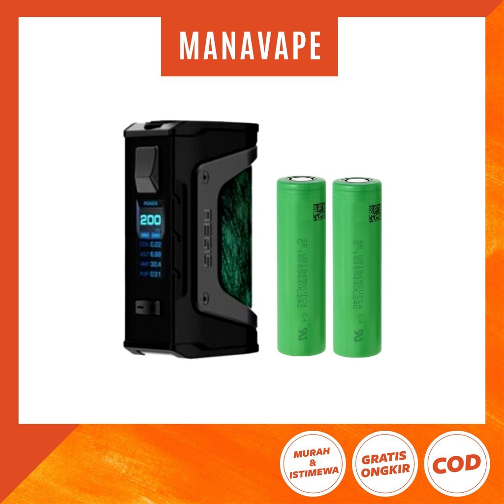 Jual AEGIS LEGEND MOD 200W AUTHENTIC by GEEKVAPE + BATTERY SONY VTC 4 ...