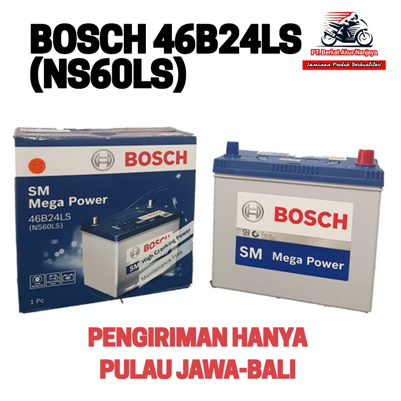 Jual Aki Kering Mobil Accord, Civic, CRV, Vios, Yaris AKI Bosch NS60LS/ 46B24LS 45 Ah TEKNOLOGI ...