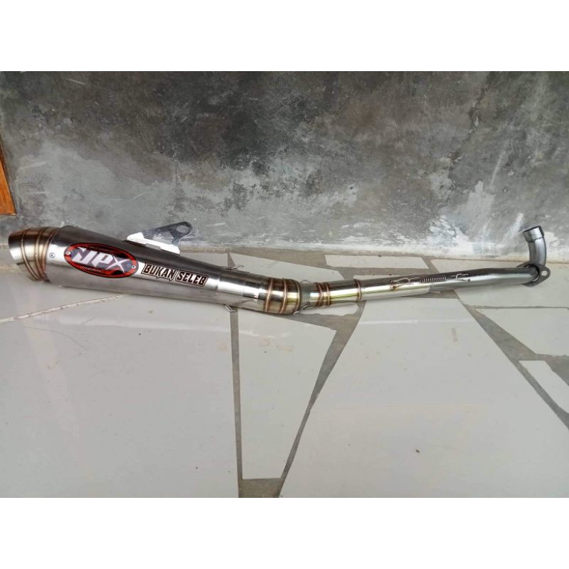 Jual KNALPOT RACING JPX ORIGINAL"FREE LASER NAMA" MODEL JIGSAW KEONG ...