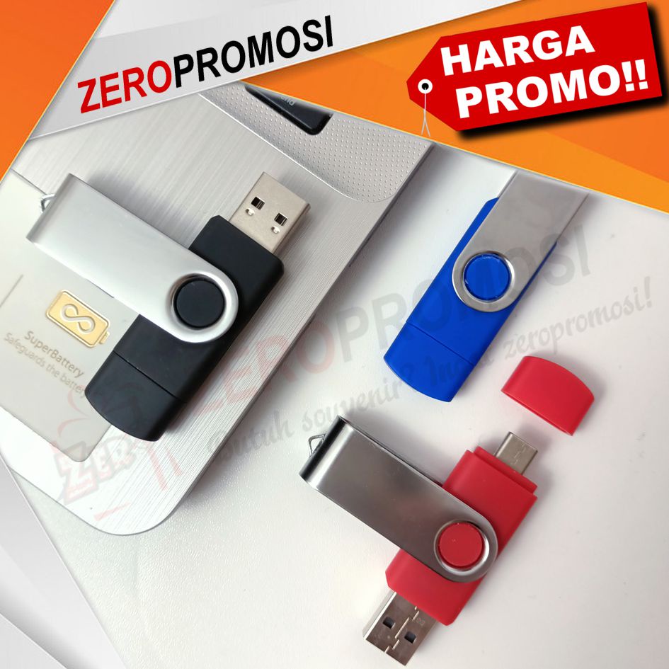 Jual Souvenir TPCPL01 Flashdisk Swivel OTG Type-C Dual Usb Custom ...