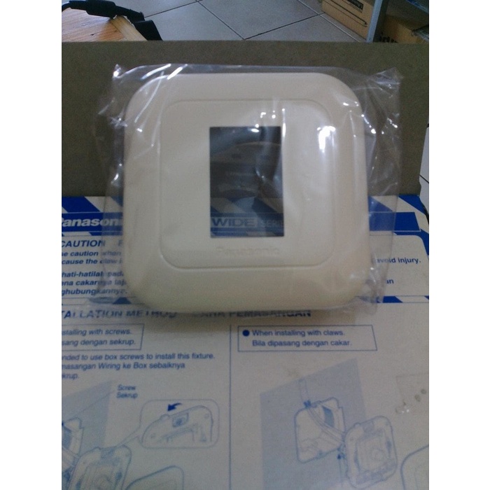 Jual Plat Panasonic 1 Lubang WEJ 78019 Wide Series | Shopee Indonesia