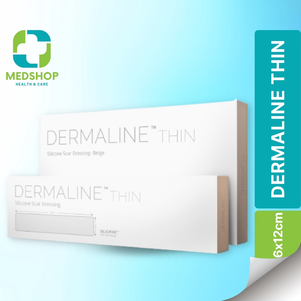 Jual Perawatan Keloid - Dermaline Thin - Silicone Scar Sheet - 6x12cm/pc | Shopee Indonesia