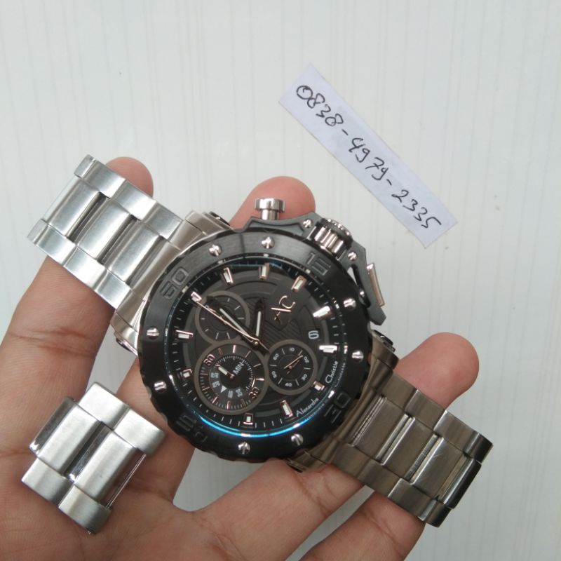 Jual Jam Tangan Pria Alexandre Christie AC 9205MC Second / Preloved ...