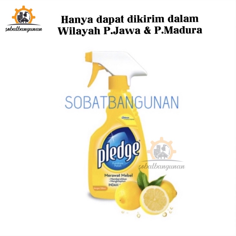 Jual PEMBERSIH PENGKILAP LEMON PLEDGE PUMP 450ML | Shopee Indonesia