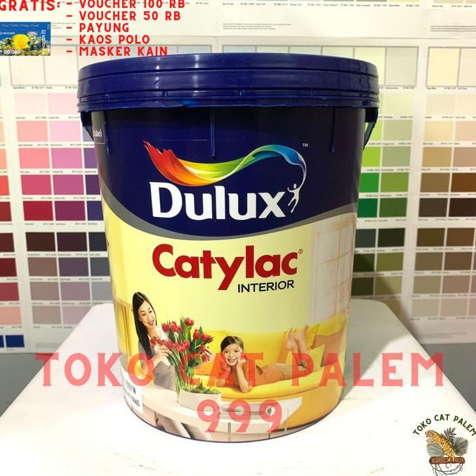 Jual Cat Tembok Interior Dulux Catylac Putih 1501 / Warna 5Kg galon ...