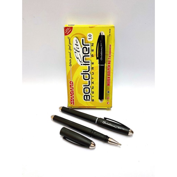 Jual Pulpen Pena Standard Boldliner ELITE Signature Pen 1.0 mm Hitam ...