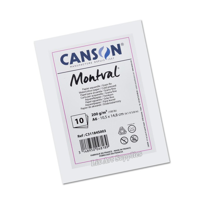 Jual Canson Kertas Cat Air / Watercolor Paper Canson Montval 200gsm ...