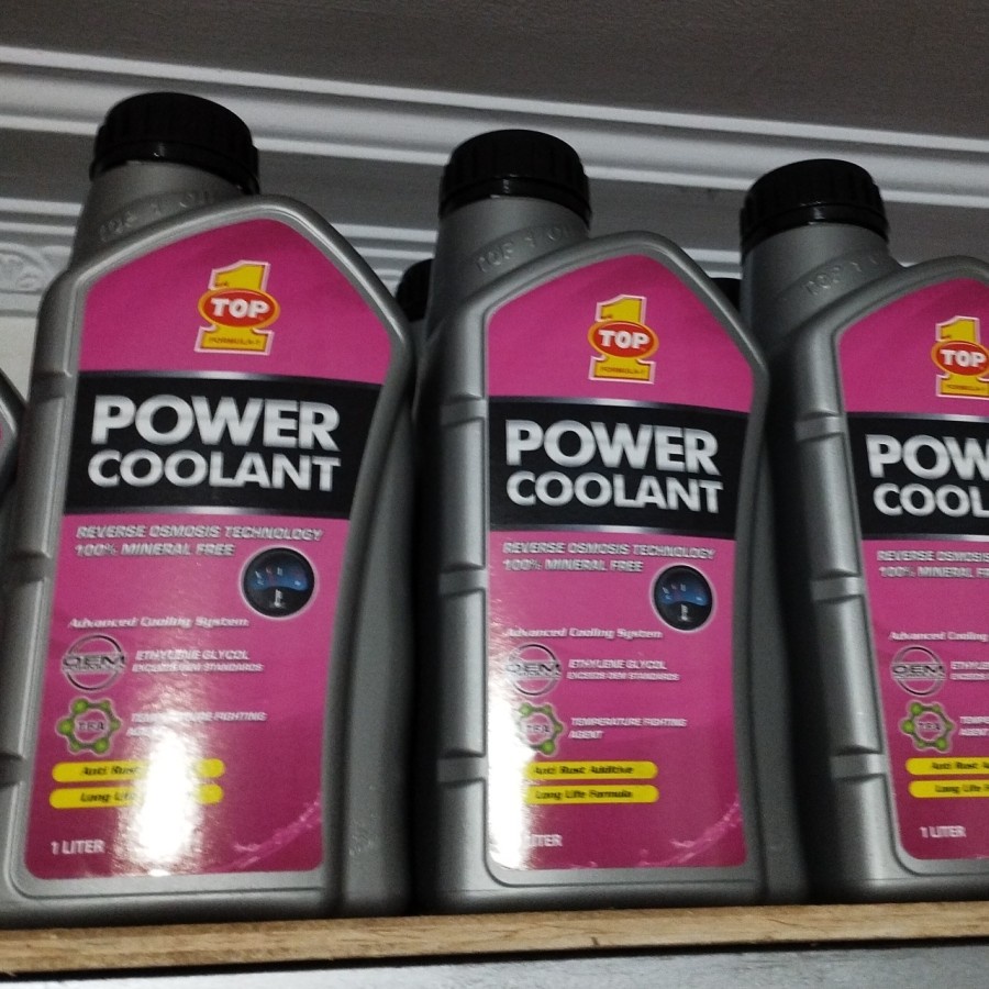 Jual Top 1 air radiator coolant merah 1 liter | Shopee Indonesia