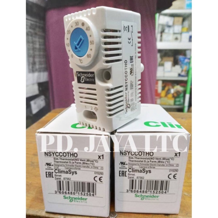 Jual Schneider Thermostat 0-60 NO - Temperature Control NSYCCOTHO ...