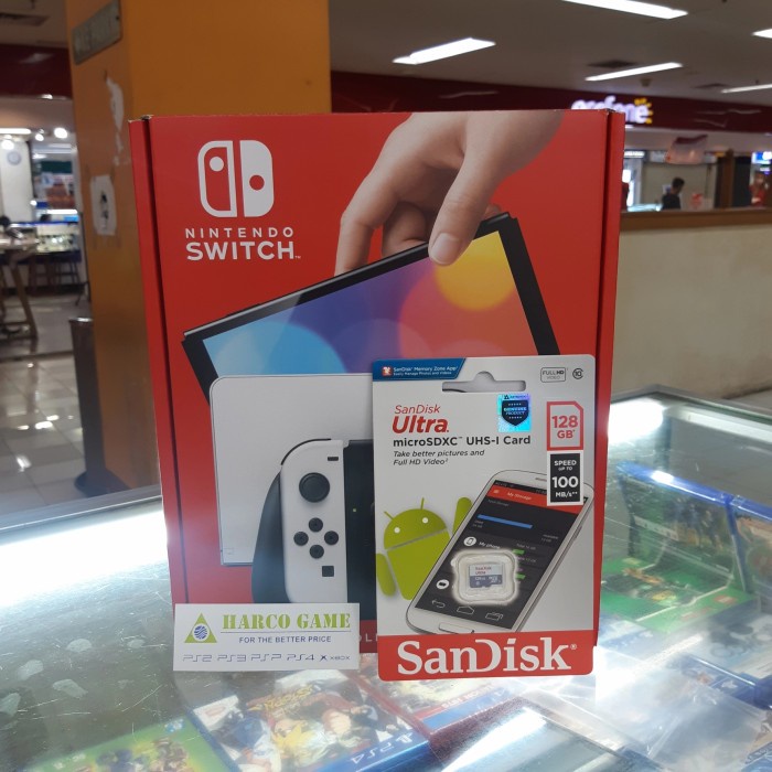 Jual [Game/Console] Nintendo Switch Oled Cfw / Switch Oled Cfw + Mc Ori Sandisk +Full Game ...