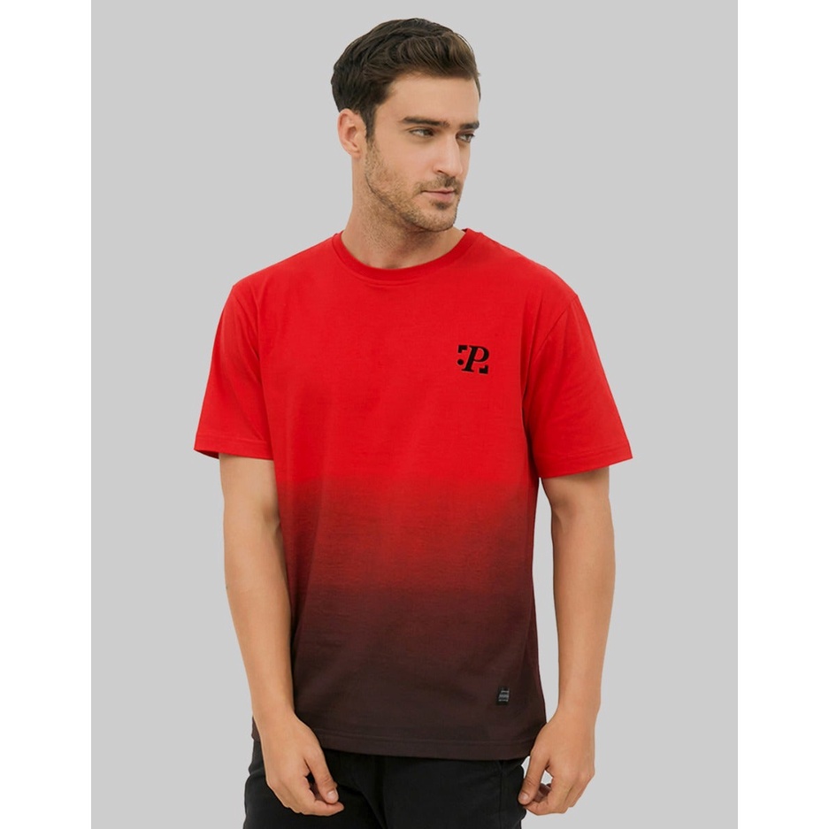 Jual Paradigma Kaos Pria Gradasi Detail Logo Merah 115331099 | Shopee ...