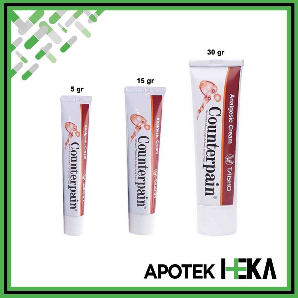 Jual Counterpain Cream Krim Nyeri 5 gr / 15 gr / 30 gr | Shopee Indonesia