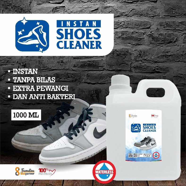 Jual Pembersih Cuci Sepatu Pemutih Instan Cleaner Tanpa Bilas Aroma ...