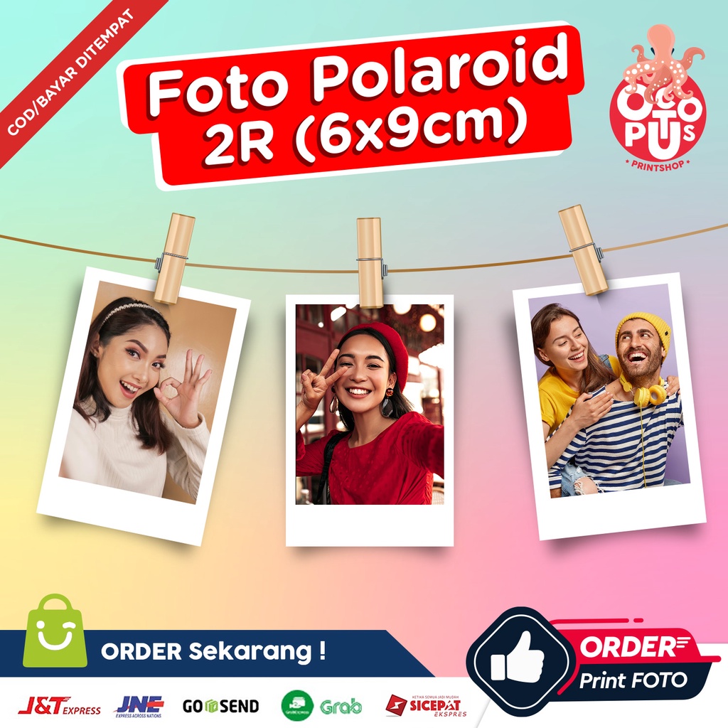 Jual CETAK FOTO POLAROID 2R (PROSES CEPAT TANPA PO) | Shopee Indonesia