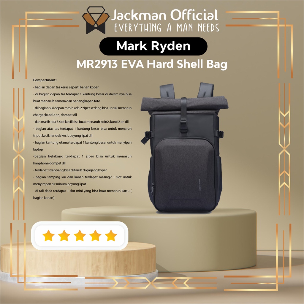 Jual MARK RYDEN MR2913 EVA Hard Shell Bag - Tas Kamera Punggung Ransel ...