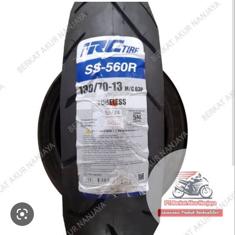Jual ban luar irc tubeless 130/70-13 ss560r (standar ban nmax, adv, pcx ...