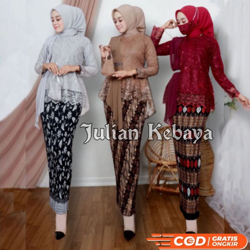 Jual SETELAN KEBAYA AURORA SELENDANG / SET KEBAYA MODERN / KEBAYA ...