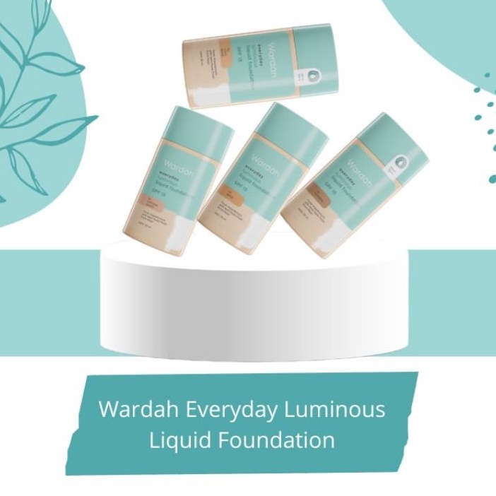 Jual WARDAH EVERYDAY LUMINOUS LIQUID FOUNDATION | Shopee Indonesia