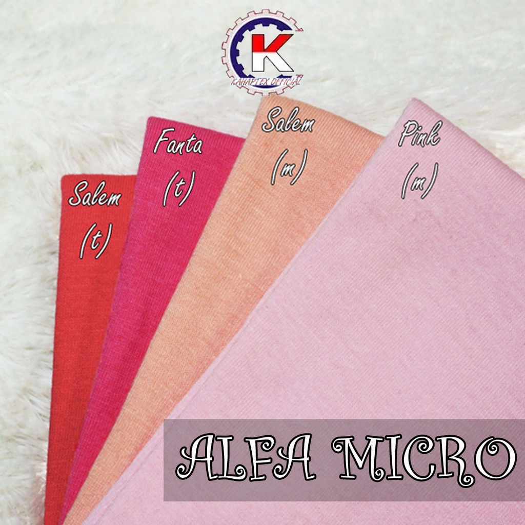 Jual [KAHAPTEX] Bahan Kain Knit Cotton Carded 28s - Alfa Micro - Roll ...