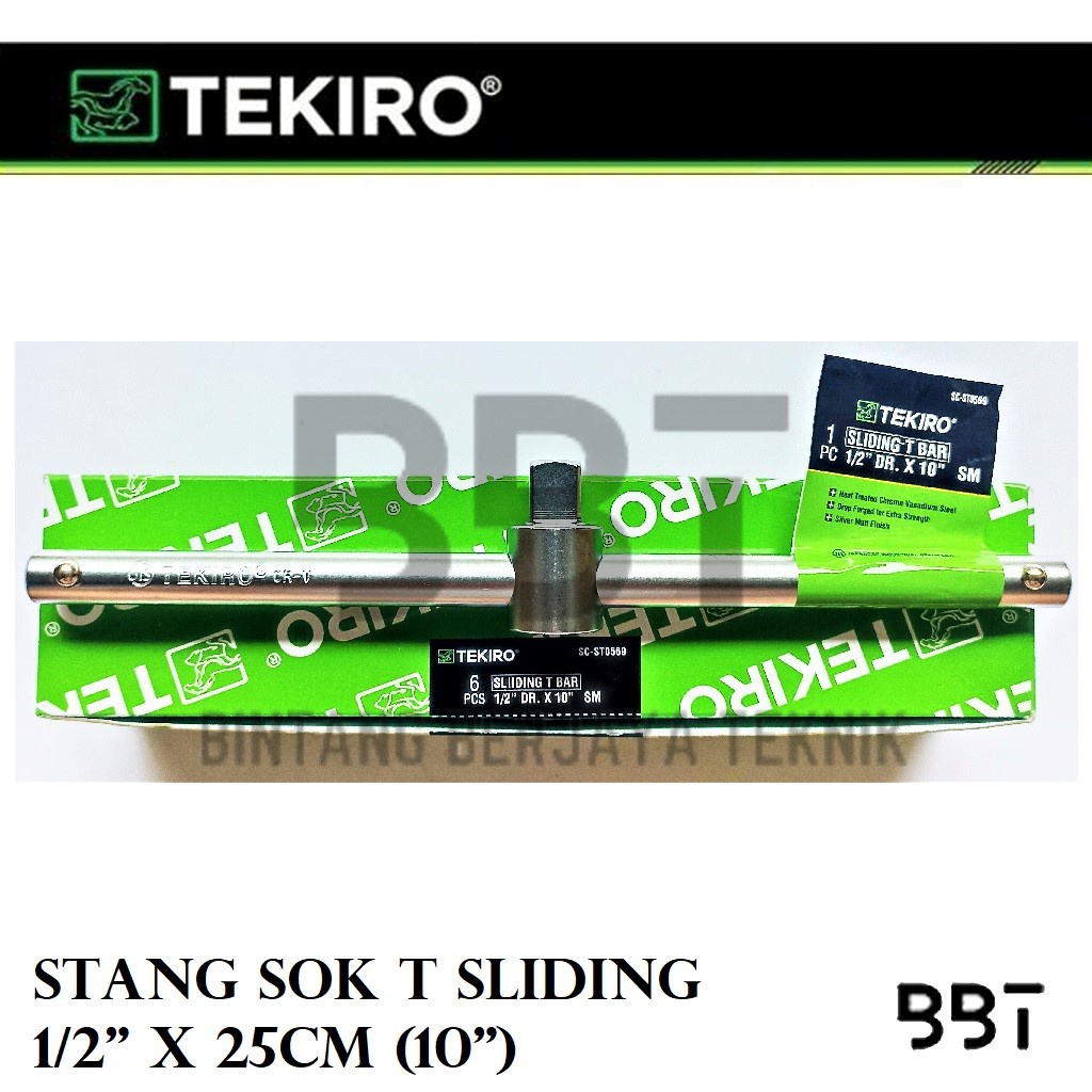 Jual Tekiro Gagang Sock T Geser 1/2Inch x 10inch / Sok T Sliding 1/2 ...