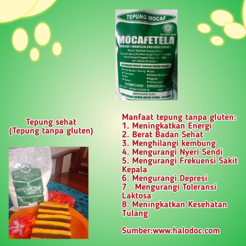 Jual Tepung mocaf/ Tepung Sehat/ Tepung Tanpa Gluten / Tepung untuk ...