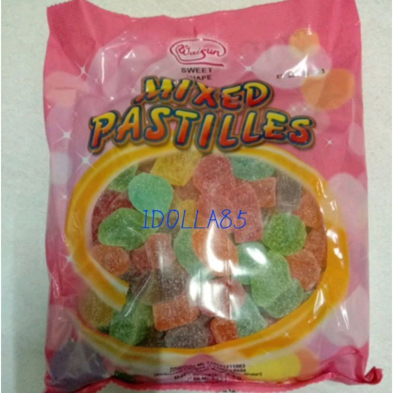 Jual Permen Jelly Waisun Fruit/Permen Jelly/Jelly Mix 1 Kg | Shopee ...