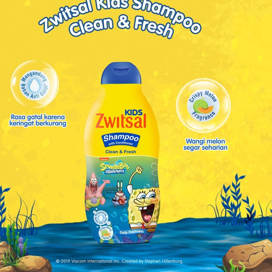 Jual Review Zwitsal Kids Shampo Clean & Fresh 180 Ml - Shampoo Anak ...