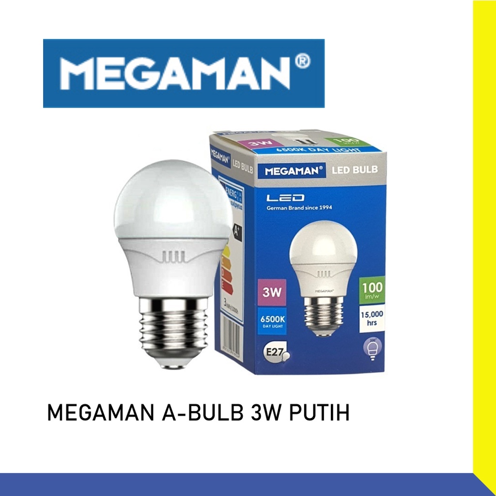 Jual MEGAMAN A-BULB 3W | Shopee Indonesia