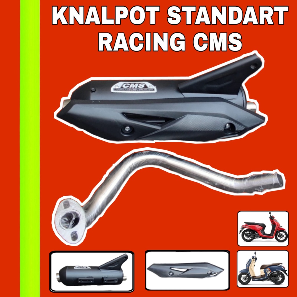 Jual CMS EXHAUST HONDA GENIO | KNALPOT STANDART RACING CMS SCOPY ...