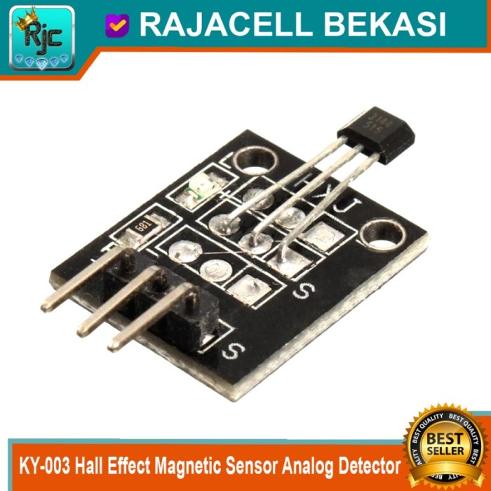 Jual KY-003 Hall Effect Magnetic Sensor Analog Detector Module For ArduinoO | Shopee Indonesia